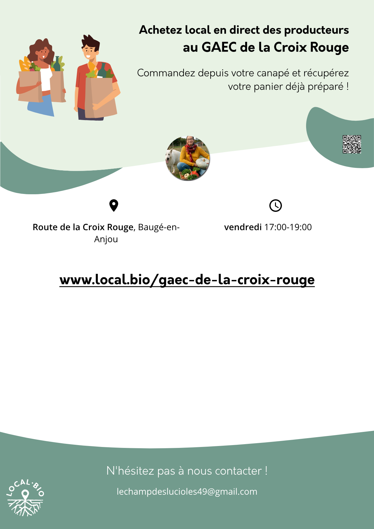 GAEC de la Croix Rouge - produits bio locaux en vente directe à Baugé ...