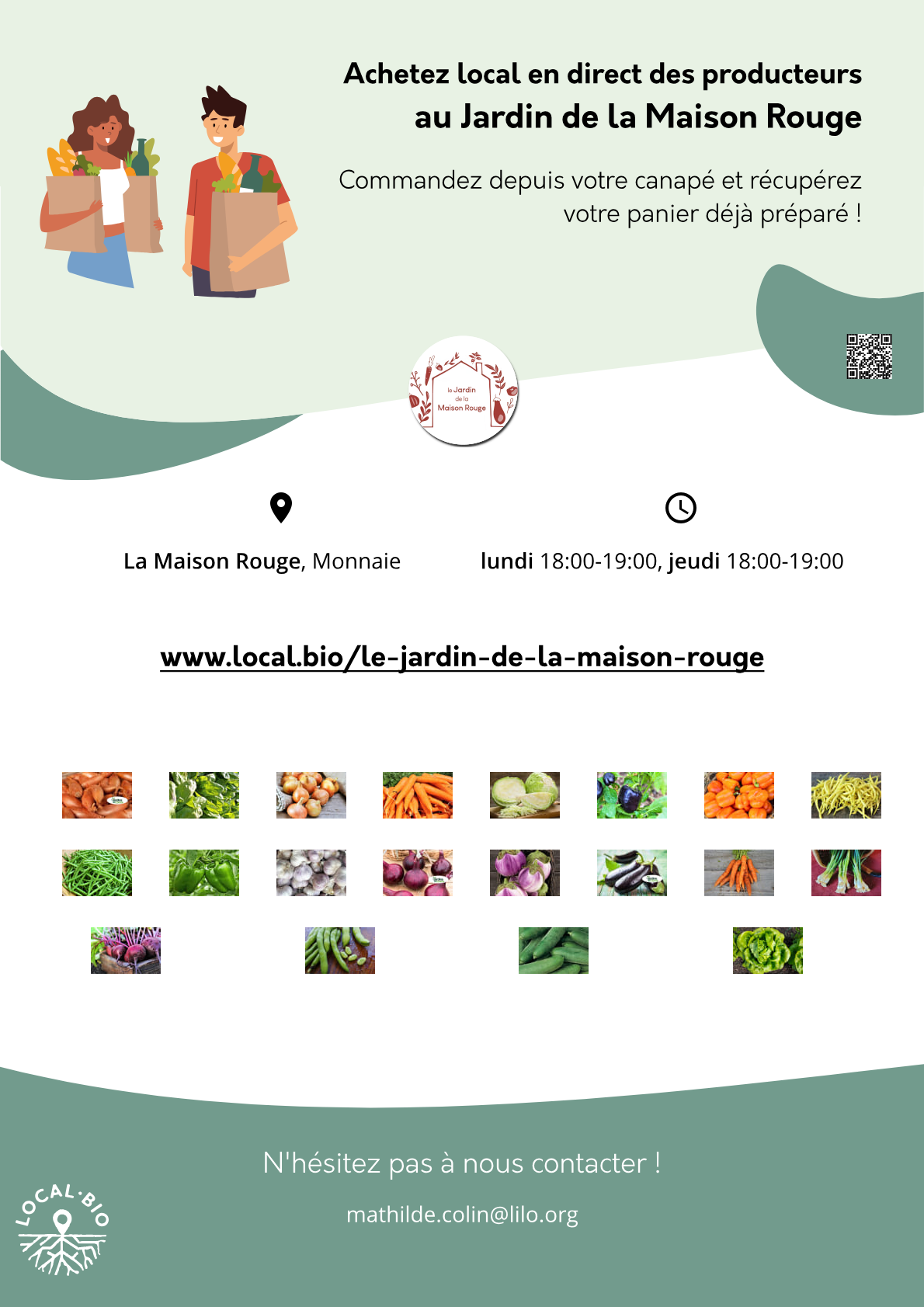 Le Jardin de la Maison Rouge - produits bio locaux en vente directe à ...