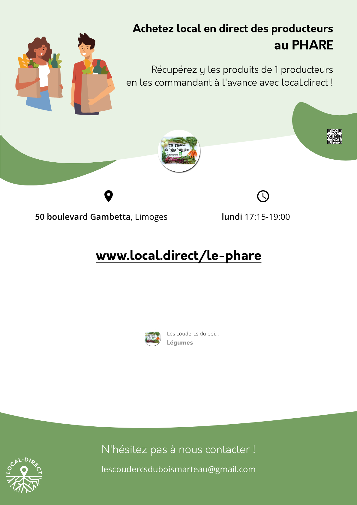 LE PHARE - produits bio locaux en vente directe à Limoges - local.bio